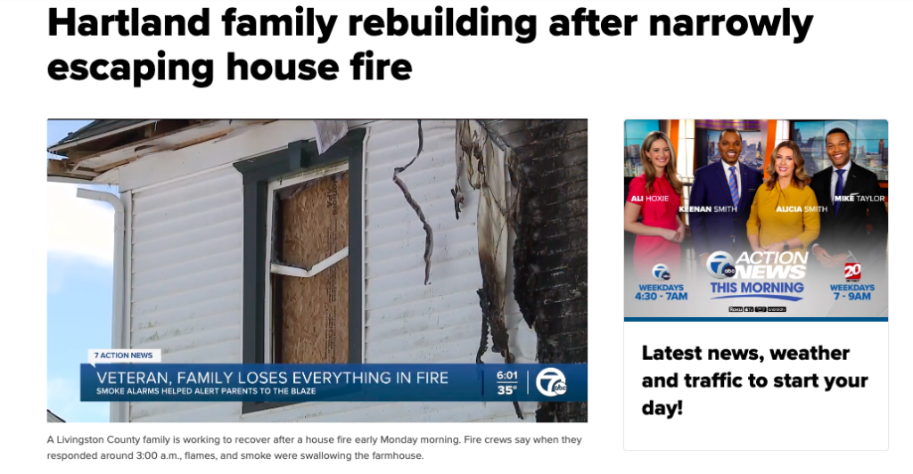 Rustic Marine House Fire