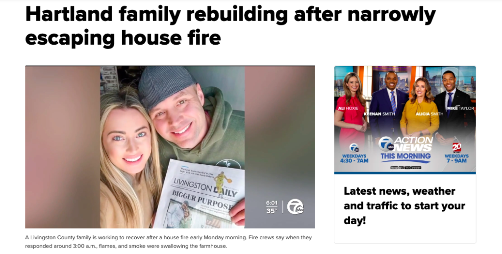 Rustic Marine House Fire
